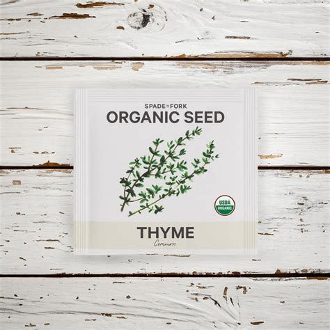 Organic Seed Packets Spade To Fork