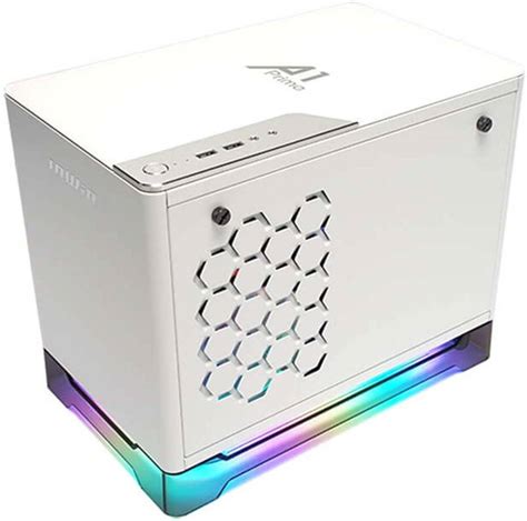 Inwin A1 Prime Mini Itx Computer Case 2x Sirius Loop Asp120 Fans Included Secc Tempered Glass