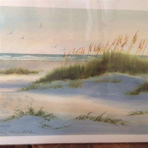 Dusk In The Sand Dunes And Sea Oats Beach Decor Beach Print Etsy
