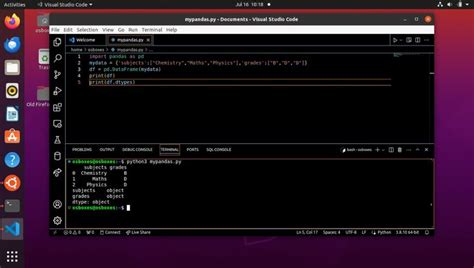 Python Code For Pandas Dataframe Dtype Method Displayed Output In