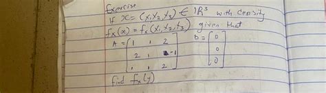 Solved Exercise If X X X X R With Den Chegg Com