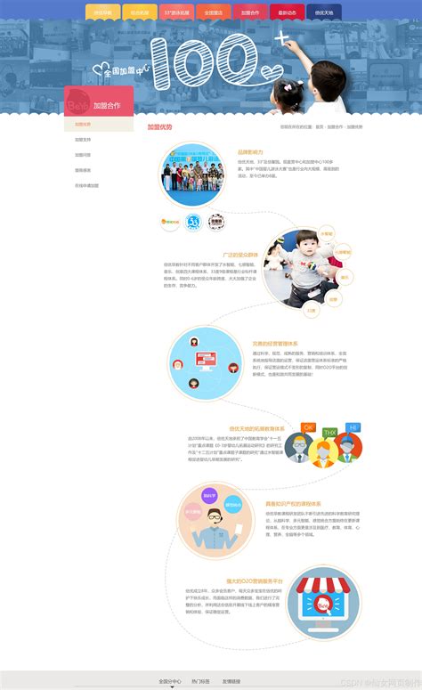 665 大学生html期末大作业 ―【可爱的婴幼儿早教培训机构网页】 Web前端网页制作 Htmlcssjs Csdn博客