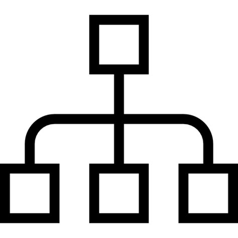 Hierarchical Structure Free Business Icons