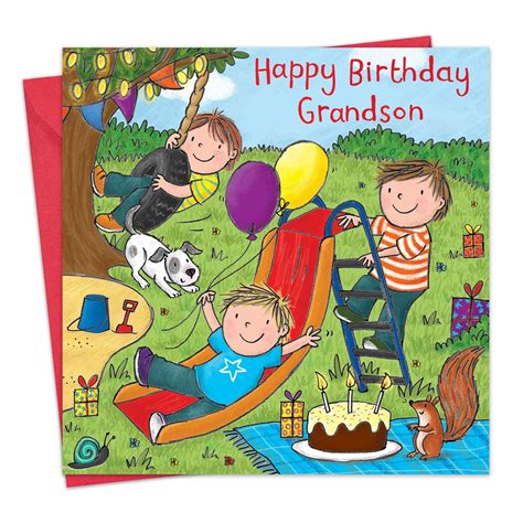 Awesome Happy Birthday Grandson