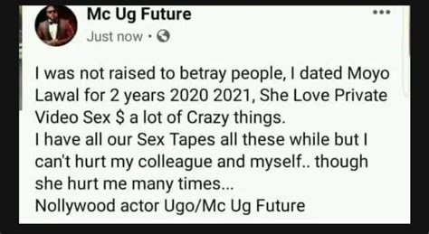 “i Have All Our Sex Tapes She Likes Recording Herself” Mc Ug Future Reveals His 2 Years