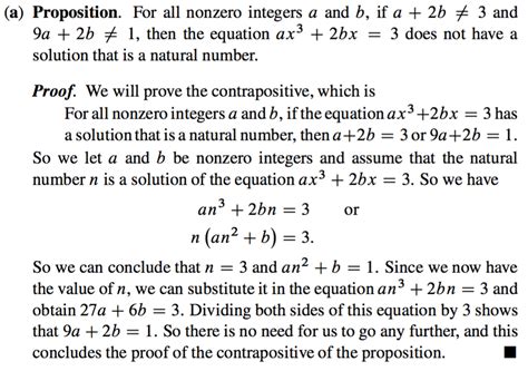 Solved Evaluation Of Proofs This Type Of Exercise Will Chegg Com