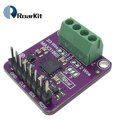 max31865 spi pt100 rtd to digital converter board temperature thermocouple sensor amplifier