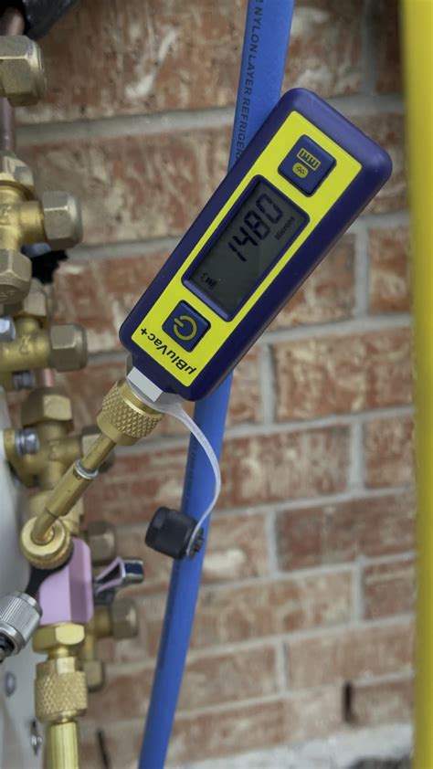 Micron Gauge Reading R Hvac