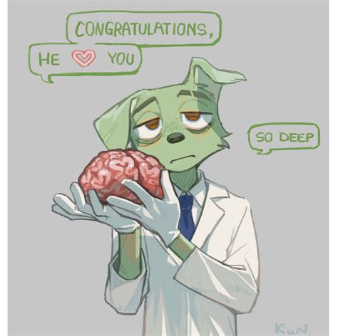 Rule 34 Anthro Brain Canid Canine Canis Clothed Clothing Domestic Dog