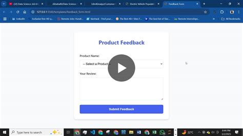 Sentiment Analyzer Flask App Customer Feedback Sentiment John Kimaiyo