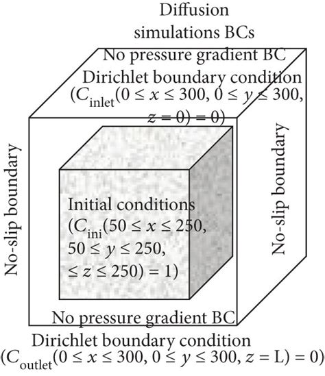 Schematic Representation Of The Boundary Conditions And Initial Download Scientific Diagram