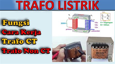 Cara Kerja Trafo Listrik Lengkap Beserta Penjelasannya Youtube