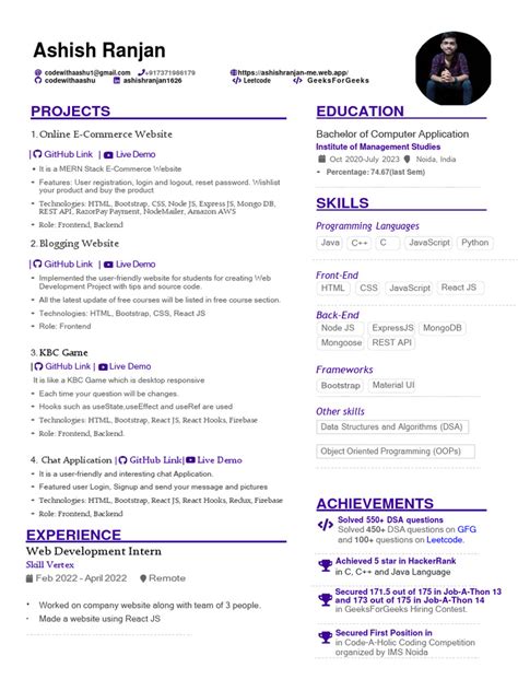 Ashish Resume Pdf Java Script Bootstrap Front End Framework