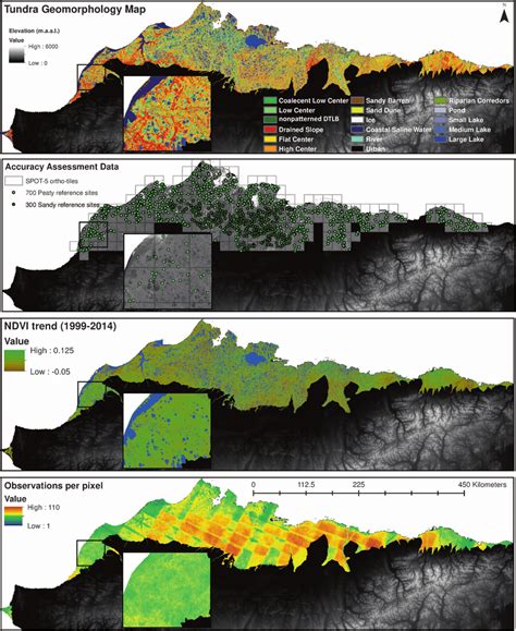 Geospatial Datasets Representing The Heterogeneity In Both Landform And