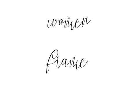 Women Frame Font Free Font Download