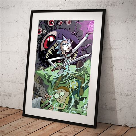 Rick And Morty 11 Poster By Soraya Coughlan Pixels