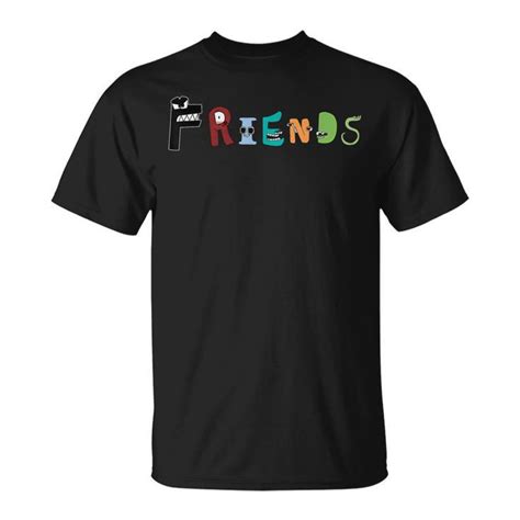 Emotion Letter Friend Alphabet Lore Unisex T Shirt Mazezy