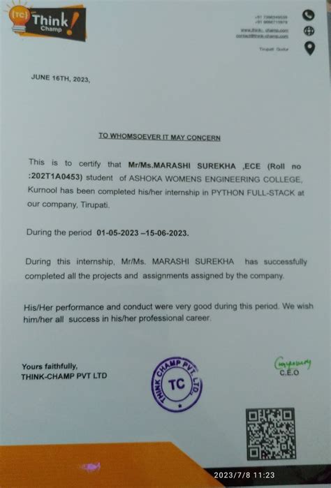 surekha marasi on linkedin i have successfully completed in python