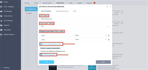 WebHooks Integration Module FormDesigned Knowledge Base