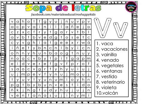 Sopa De Letras Para Trabajar Las Letras Del Abecedario