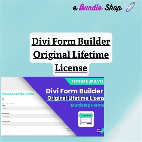 divi form builder original lifetime license by divi engine