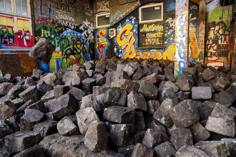 Kopenhagen Anwohner Aus Christiania Zerstören Pusher Street