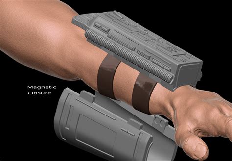 Predator Gauntlet Forearm Left Scale 11 File Stl Obj For 3d Printer Etsy
