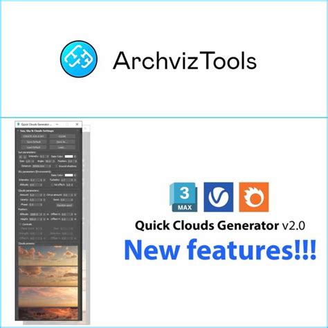 ArchvizTools Quick Clouds Generator V New Update