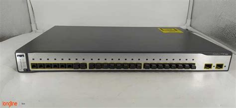 İkinci El Cisco Catalyst Ws C3750 24fs S 24 Port 100base Fx 2 Sfp Switch Switches Cisco