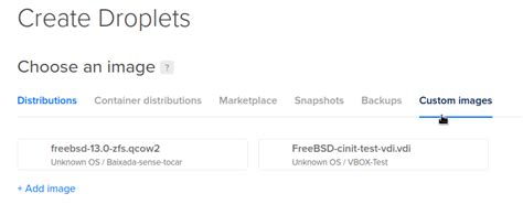 How To Upload A Freebsd Custom Image On Digitalocean Admin By