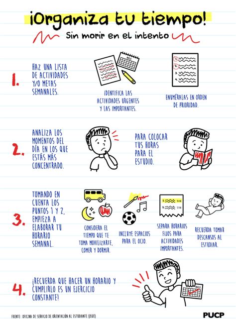 Los 10 Tips Para Organizar Tu Tiempo Dosisdelala