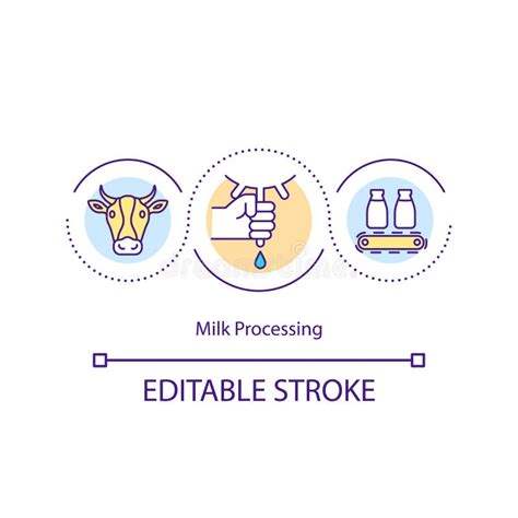 Pasteurization Vector Illustration Process And Products Examples