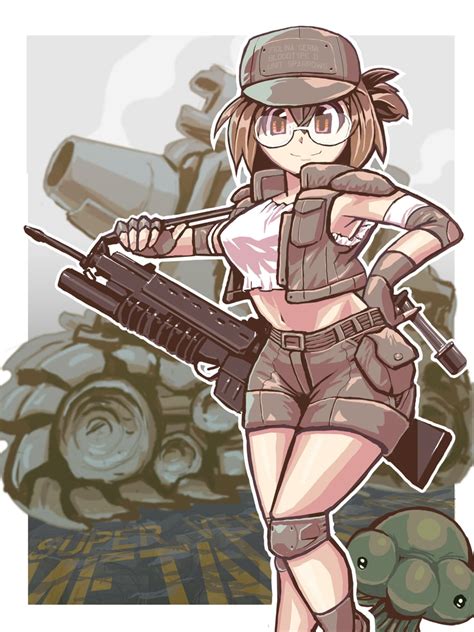 Fio Germi Metal Slug Drawn By Phlogistondrow Danbooru