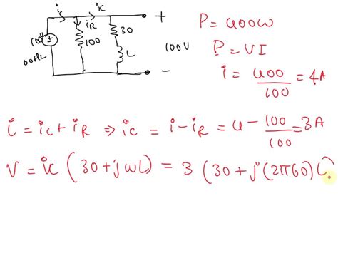 Solved A Coil Having A Resistance Of 30 Ohms And An Inductance L Is Connected In Parallel With