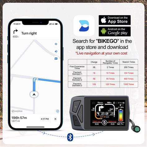 Varstrom Ekd01 E Bike Display Full Color Lcd Screen For Uart Bafang
