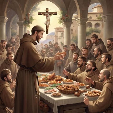 Feast Of St Francis Of Assisi Catholic Holiday Premium Ai Generated Image