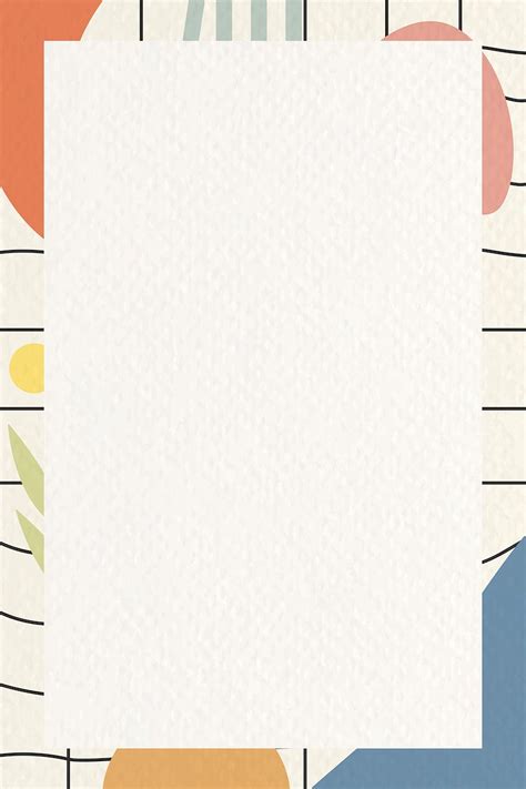 Abstract Botanical Frame Template Vector Premium Vector Rawpixel