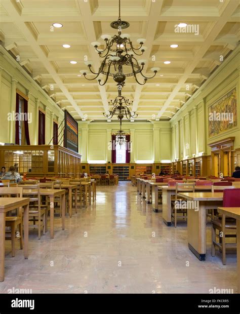 The Grand Reading Room On The Second Floor Of The Rutherford Library