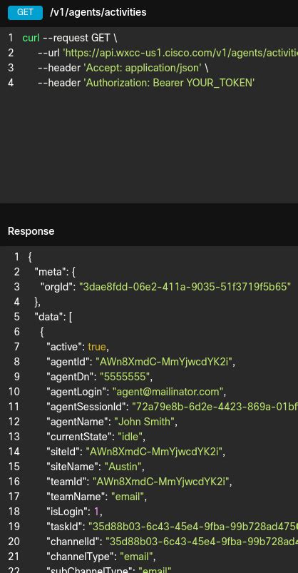 Retrieve Queue Agent Status From Api Cisco Community