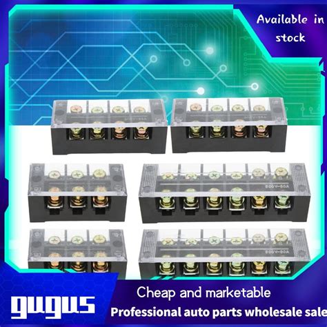Gugushop Transmission Cables Fixed Terminal Strip Block Large Current