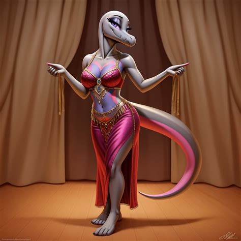 Salazzle Belly Dancer 6 By Furry Pool Party On Deviantart