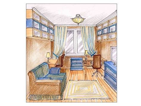 Фронтальная перспектива комнаты Алгоритм изображения презентация онлайн