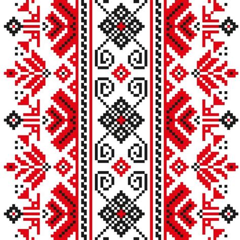 Український орнамент векторна ілюстрація Векторные иллюстрации Векторная иллюстрация Орнаменты