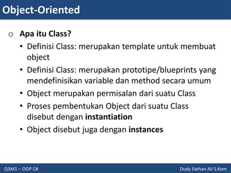 Object Oriented Programming Introduction Ppt