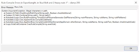 Solved Ilogic Rule In Content Center Part Not Working With 2019