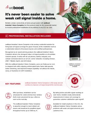 Fillable Online Top Ways To Boost Your Cell Signal Strength Fax Email Print PdfFiller