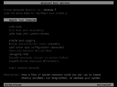 Advanced Boot Options For Windows Pos X
