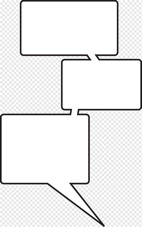 문자 말풍선 대화 대화 상자 만화 각도 화이트 Png Pngwing
