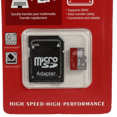 16gb High Speed Microsd Tf Memory Card With Sd Adapter Tvc
