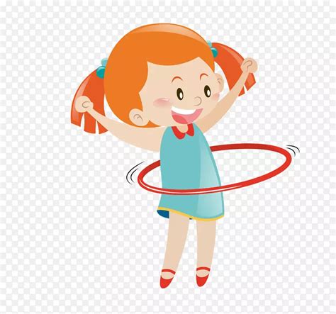 卡通手绘开心的女孩png图片素材下载 图片编号yrgoxrvq 免抠素材网
